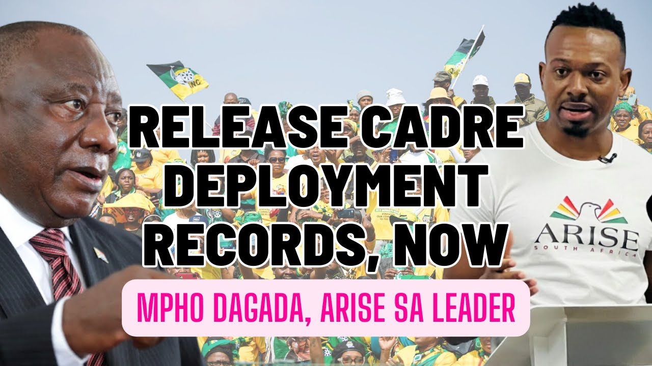 MPHO DAGADA RIPS INTO ANC OVER CADRE DEPLOYMENT RECORDS - YouTube
