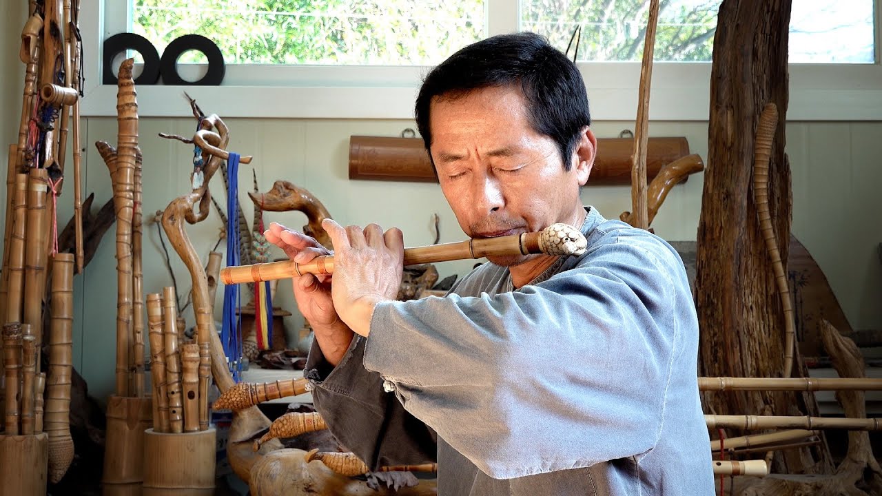 Process of Making Traditional Bamboo Wind Instrument by Korean Woodwind ...