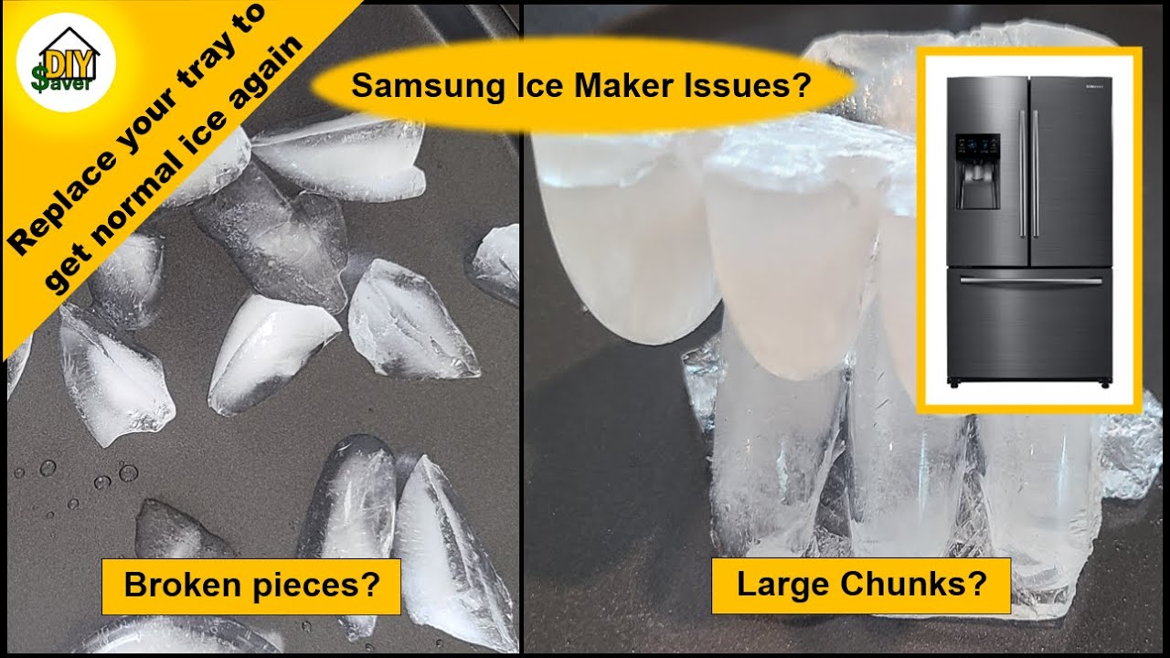 How to Fix Broken Ice Pieces by Replacing the Ice Cube Tray in a ...