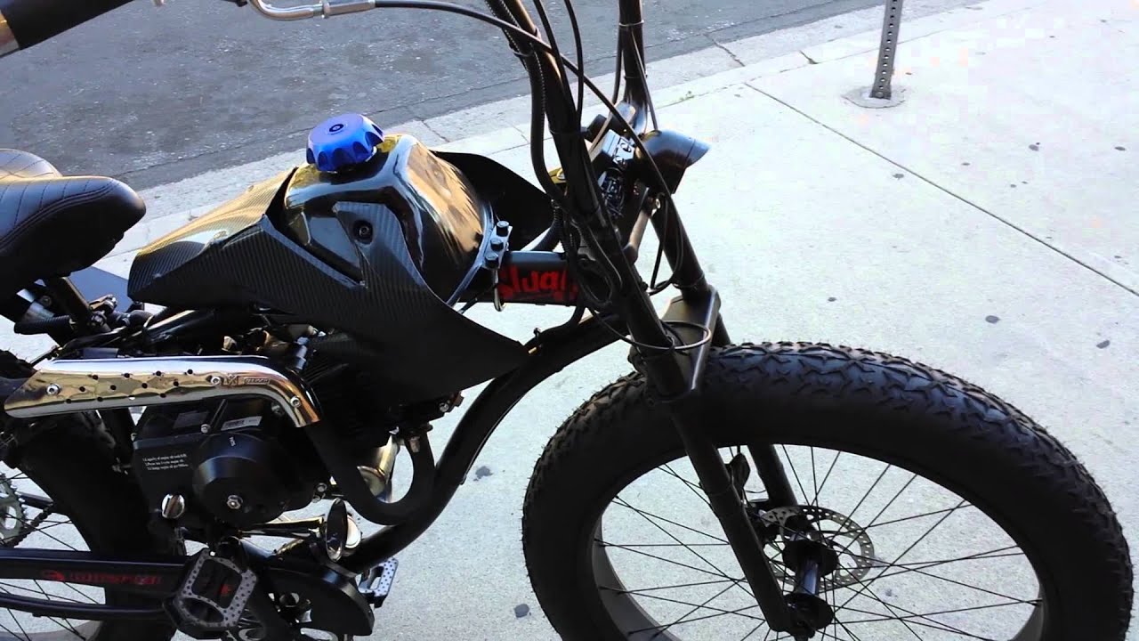 Homemade motoped - YouTube