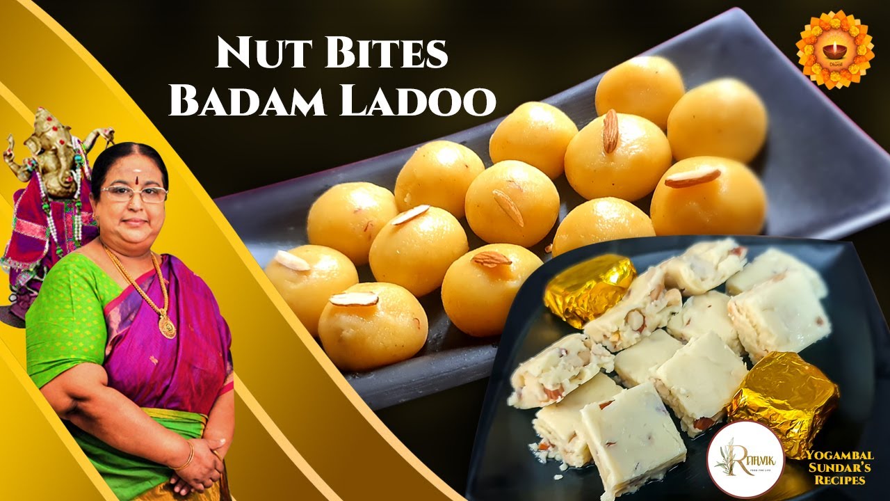 Recipe 641: Diwali Special- Nut Bites & Badam Ladoo. - YouTube