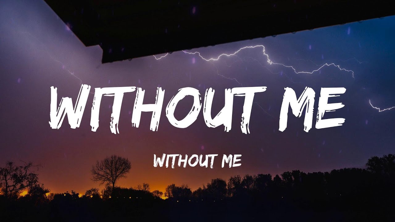 Halsey - Without Me (Lyrics) - YouTube