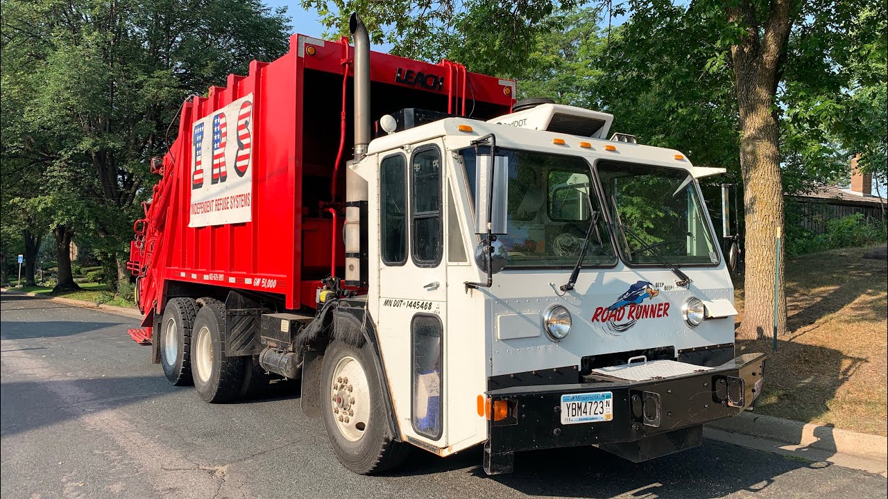 1997 Crane Carrier Leach 2RII Rear Loader - YouTube