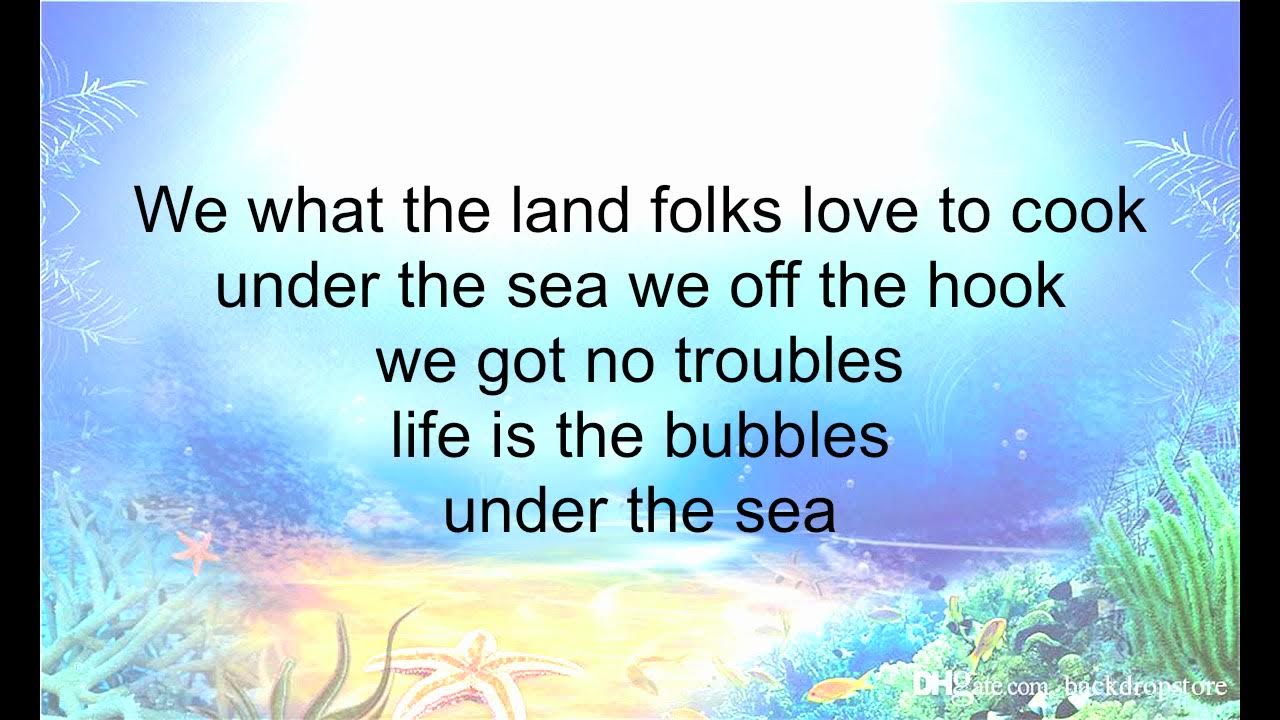 Under the Sea Instrumental Lyrics - YouTube