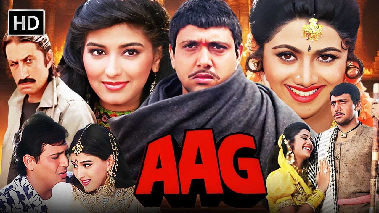 Aag (1994) 🔥 Full Action Comedy Movie | Govinda & Kader Khan | HD - YouTube