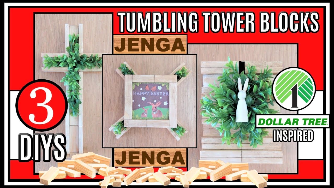 NEW TUMBLING TOWER BLOCKS DIYS II EASY EASTER INSPIRATION II GRAB YOUR ...