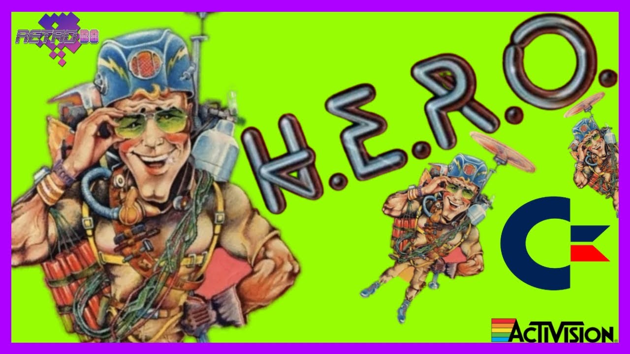 H.E.R.O. From Activision.Is It A Commodore 64 C64 Classic? - YouTube