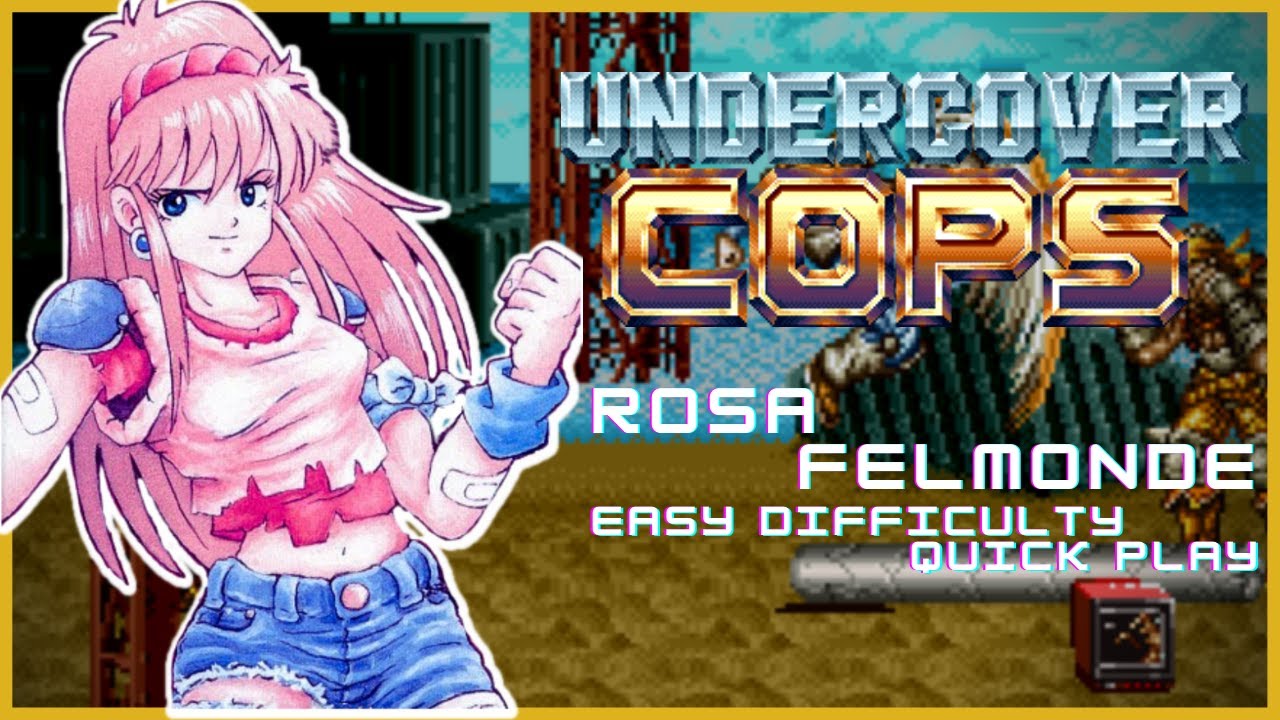 Undercover Cops (SNES) - Rosa Felmonde "Easy" Quick Play - YouTube