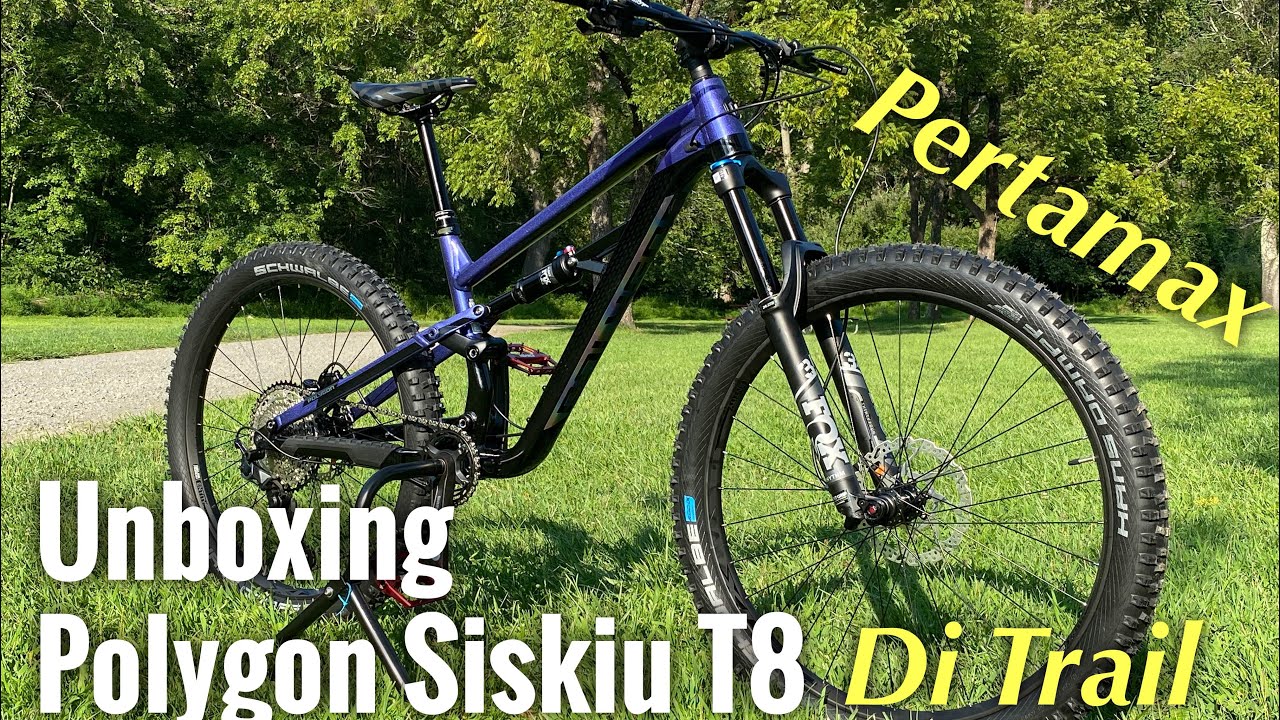 Unboxing Polygon SISKIU T8 langsung di Trail MTB - YouTube