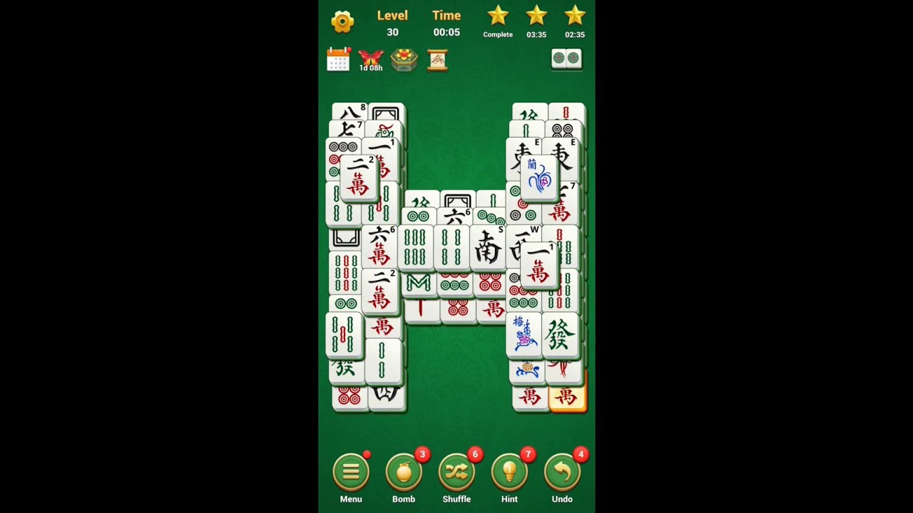 Mahjong Solitaire - Tile Match - Levels 21-30 - YouTube