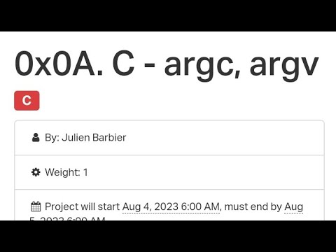 ALX: 0x0A. C - argc, argv - fully answered and explained #alx #cohort #tech - YouTube