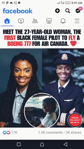 Meet the 27 year old woman,the first black female pilot to fly Boeing ...