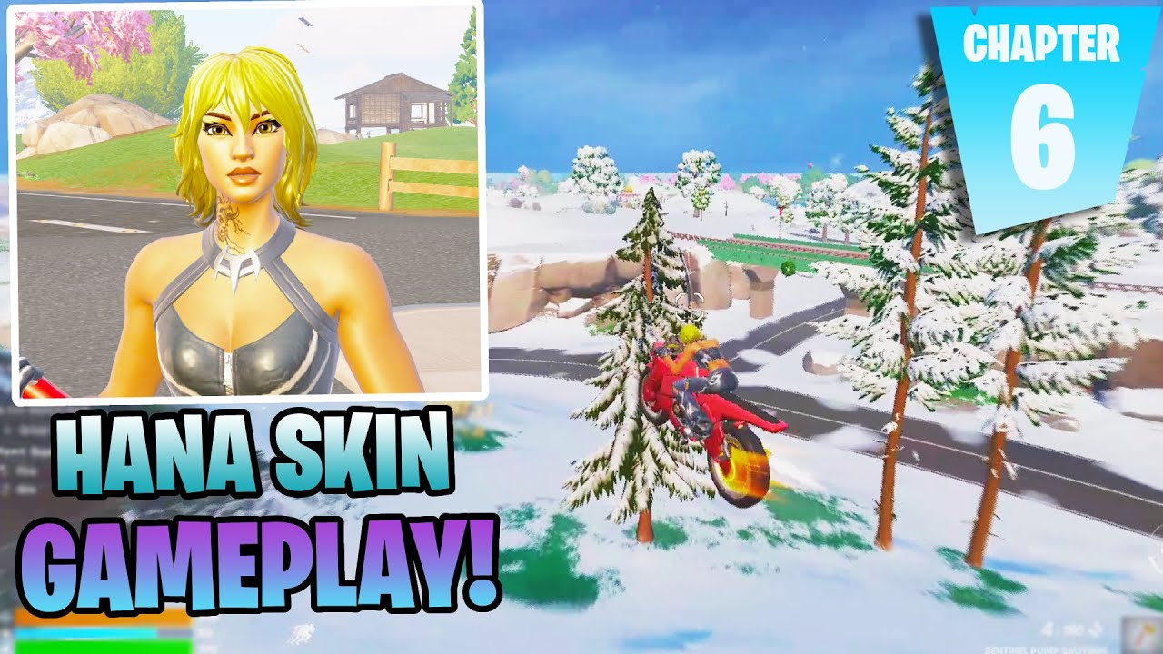 HANA SKIN | C6S1 Gameplay (Fortnite Battle Royale) - YouTube
