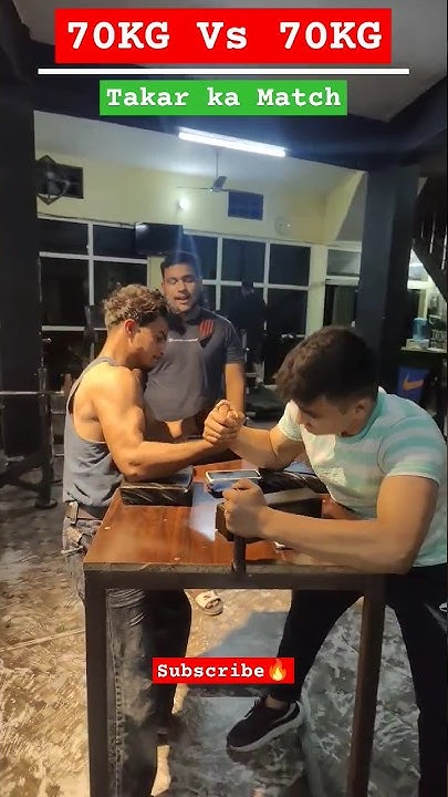 jabardast takkar ka match 70kg vs 70kg 😍😱 #armwrestling #shortvideo #youtubeshorts - YouTube