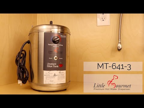Little Gourmet® Instant Hot Water Tank – Installation Video