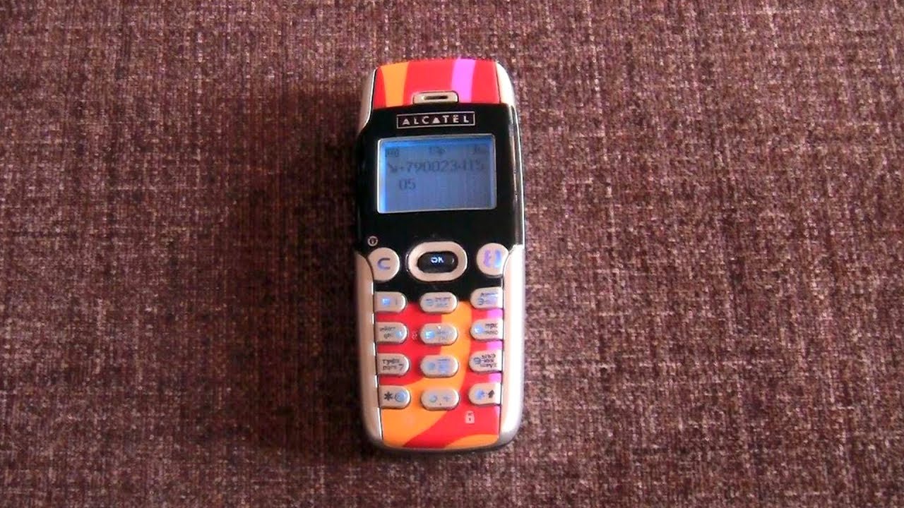 Alcatel 525 incoming call - YouTube