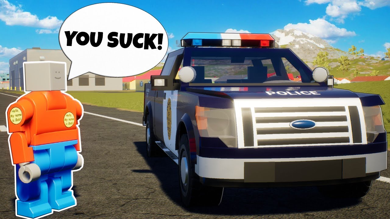 I Became a Police Officer in this WEIRD Lego Server in Brick Rigs RP ...