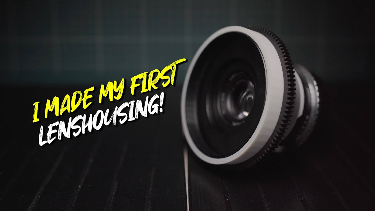 I made my very First Lens housing! - YouTube