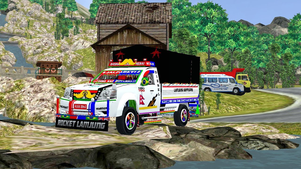 Nepali Tata yoddha van V.01 BUSSID mod||review van ||extreme off-road ...