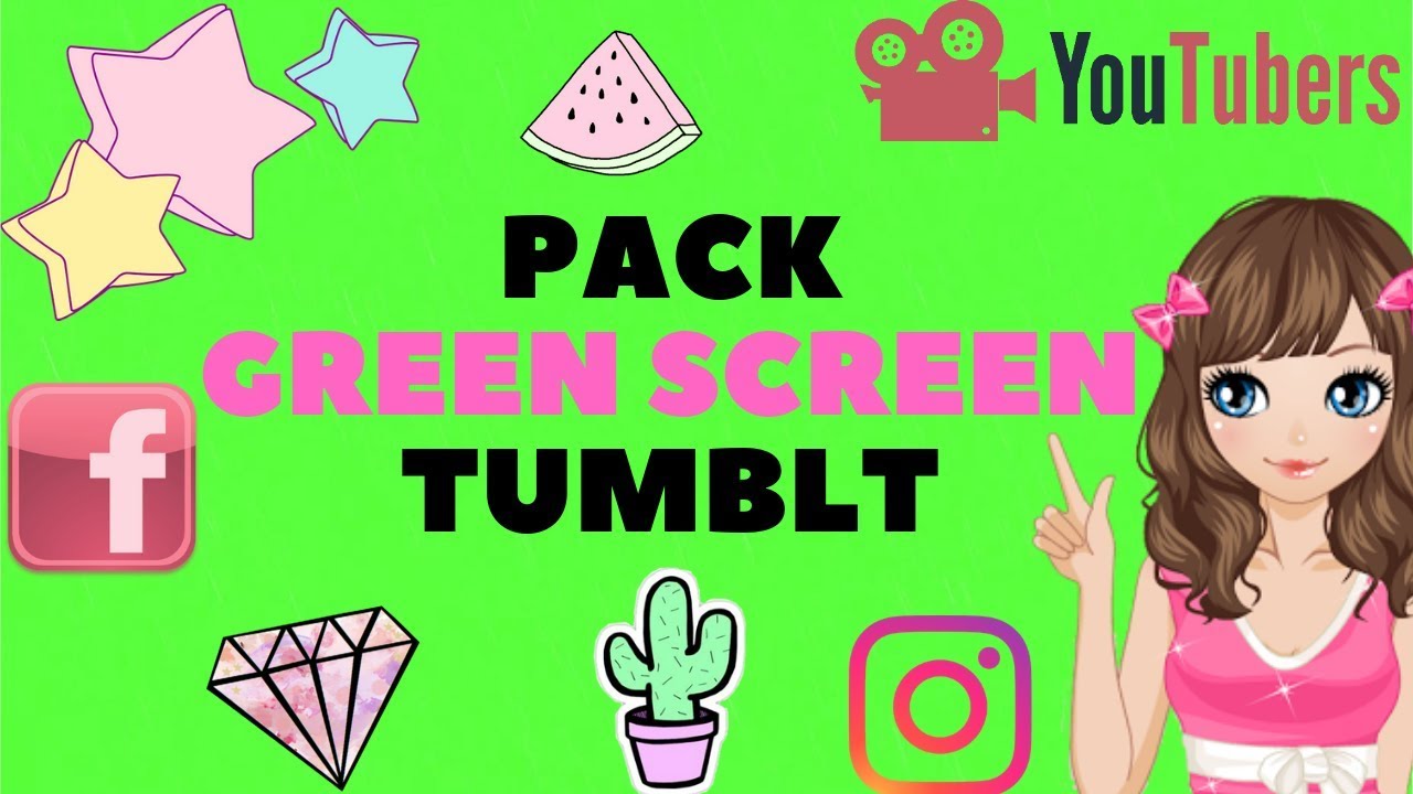 Pack Green Screen Tumblr 2018 - YouTube