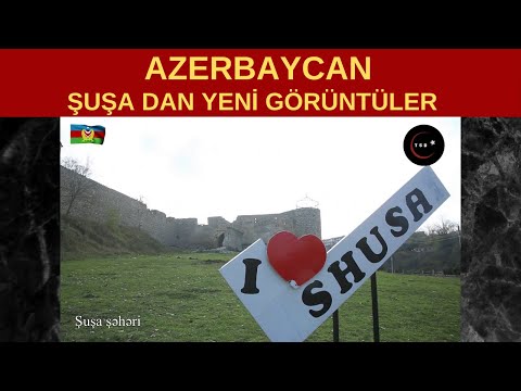 İşgalden Kurtarılan Şuşa Şehrinin Havadan Görüntüleri / Şehrin güzelliği Tarihi Duruşu