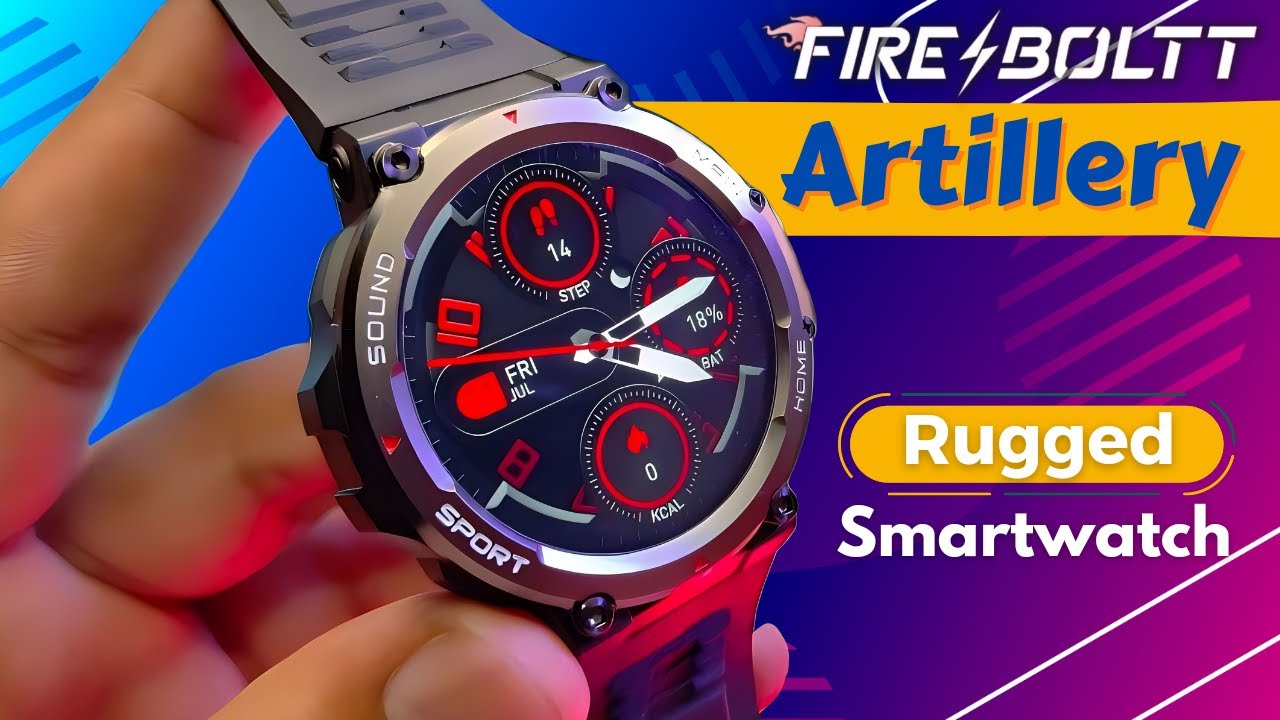 Fireboltt Artillery Smartwatch || इतने सारे Features 😱😱 || Rugged ...