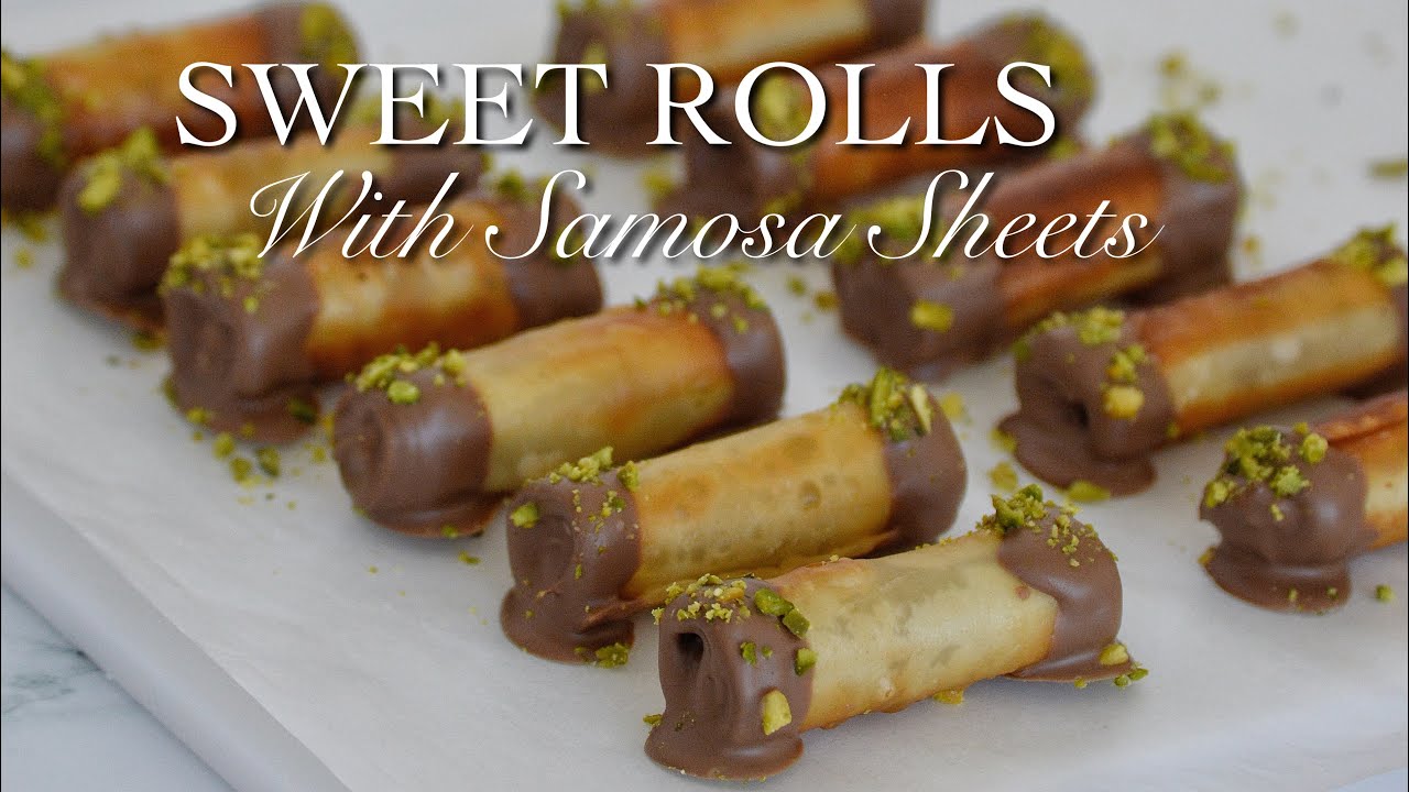 Sweet Rolls with Samosa Sheets| Ramadan Series 2023 🌙 - YouTube