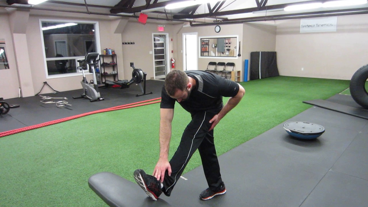 Chair Hamstring Stretch - YouTube