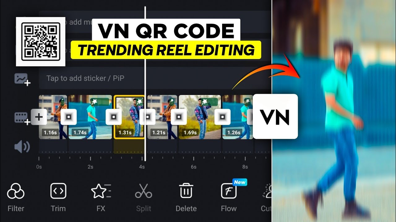 Trending Photo Video Editing In Vn App | Qr Code Video Editing In Vn ...