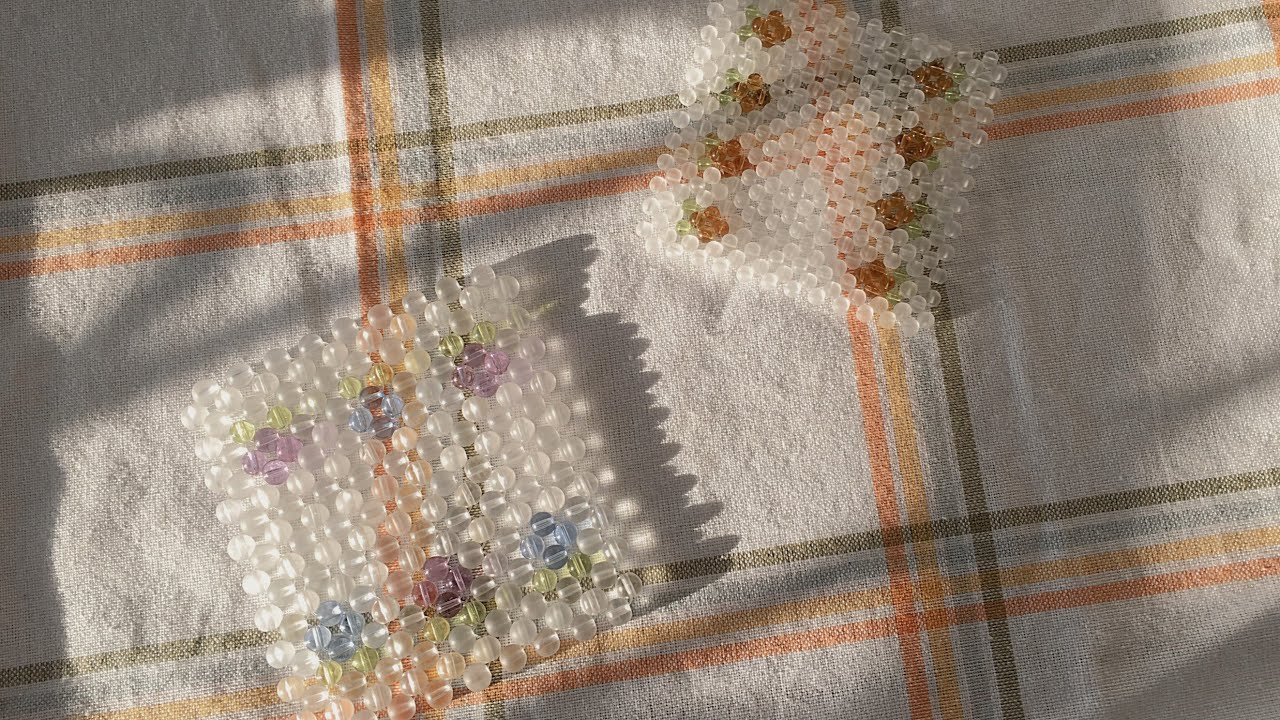 Beaded Coaster Tutorial - Beading 101 - YouTube