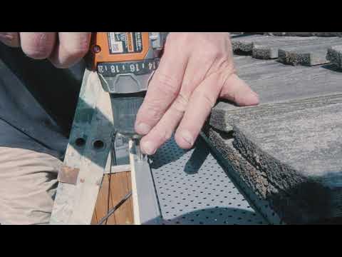 Peak Gutter Guard Install - YouTube