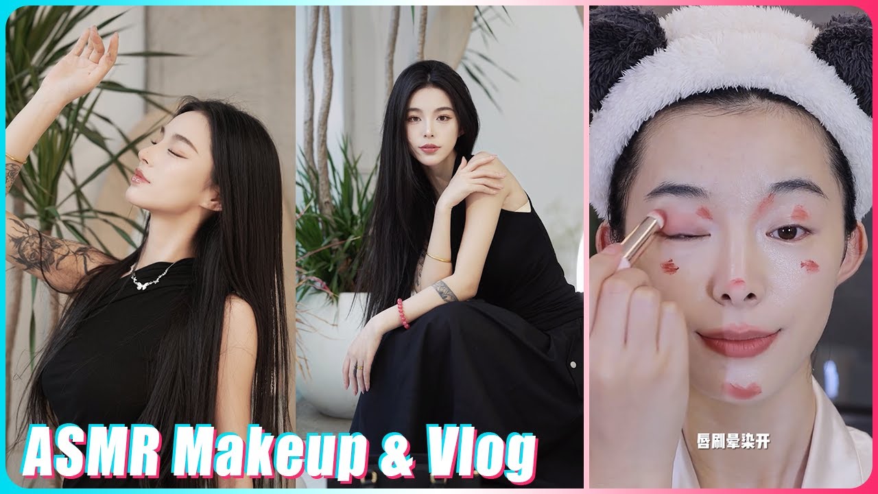 Jannatul☘️Mitsuisen ASMR Makeup Tutorial & Vlog Satisfying makeup routine asmr🍃Beauty Secrets🌿 ...