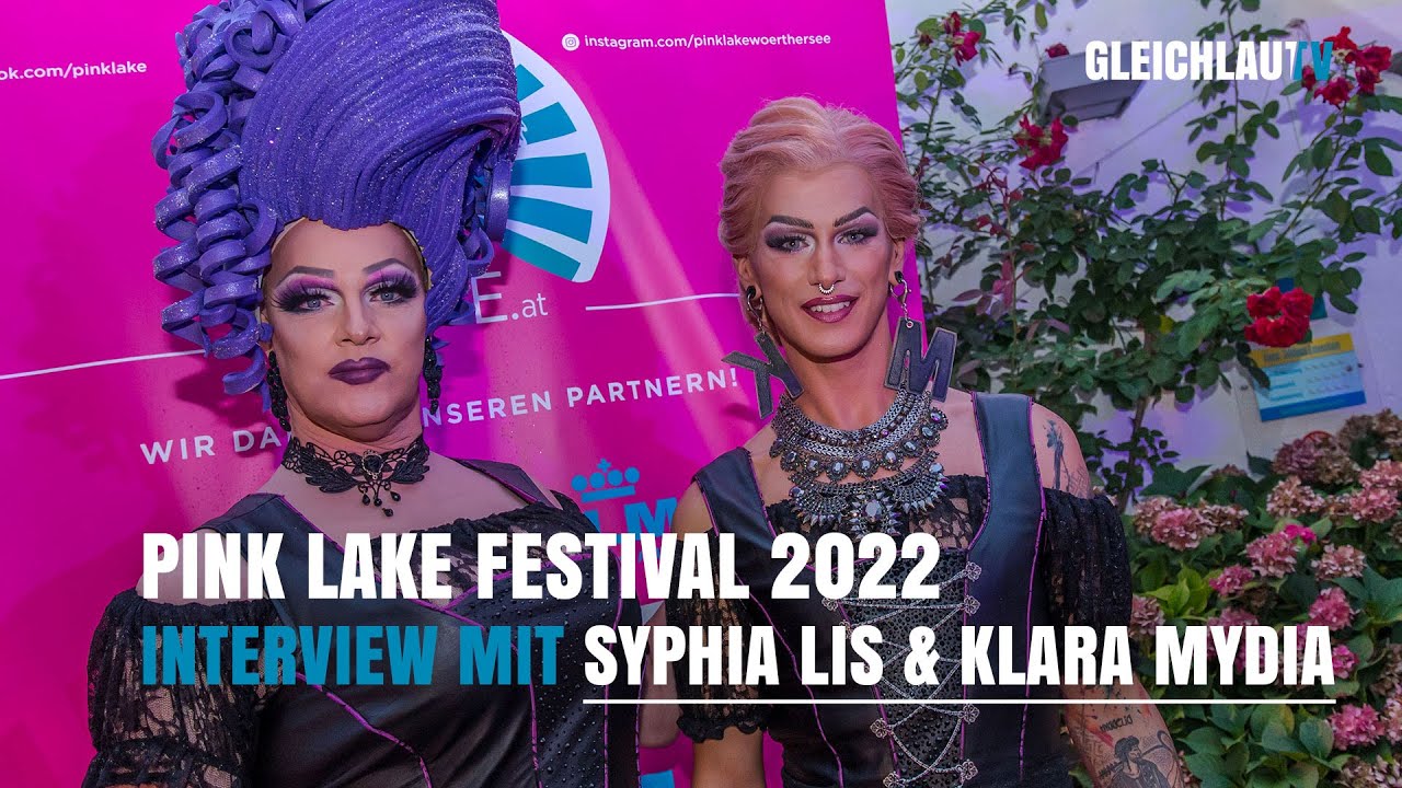 Pink Lake Festival 2022 - Interview mit Syphia Lis & Klara Mydia - YouTube