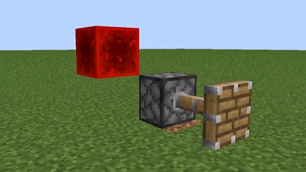 can 0,001 Pixel of Redstone Activate Piston? - YouTube