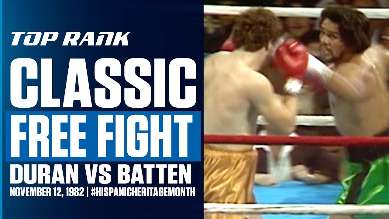 Roberto Duran Earns Unanimous Decision Against Jimmy Batten | HISPANIC ...