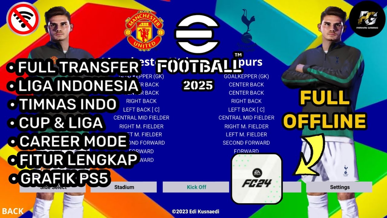 BARU🔥 !!! FIFA 16 MOD THEME eFootball 2025 | GRAFIK PS5 | OFFLINE - YouTube