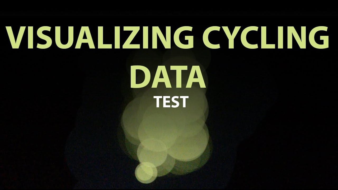 Visualising Cycling Data Test - YouTube