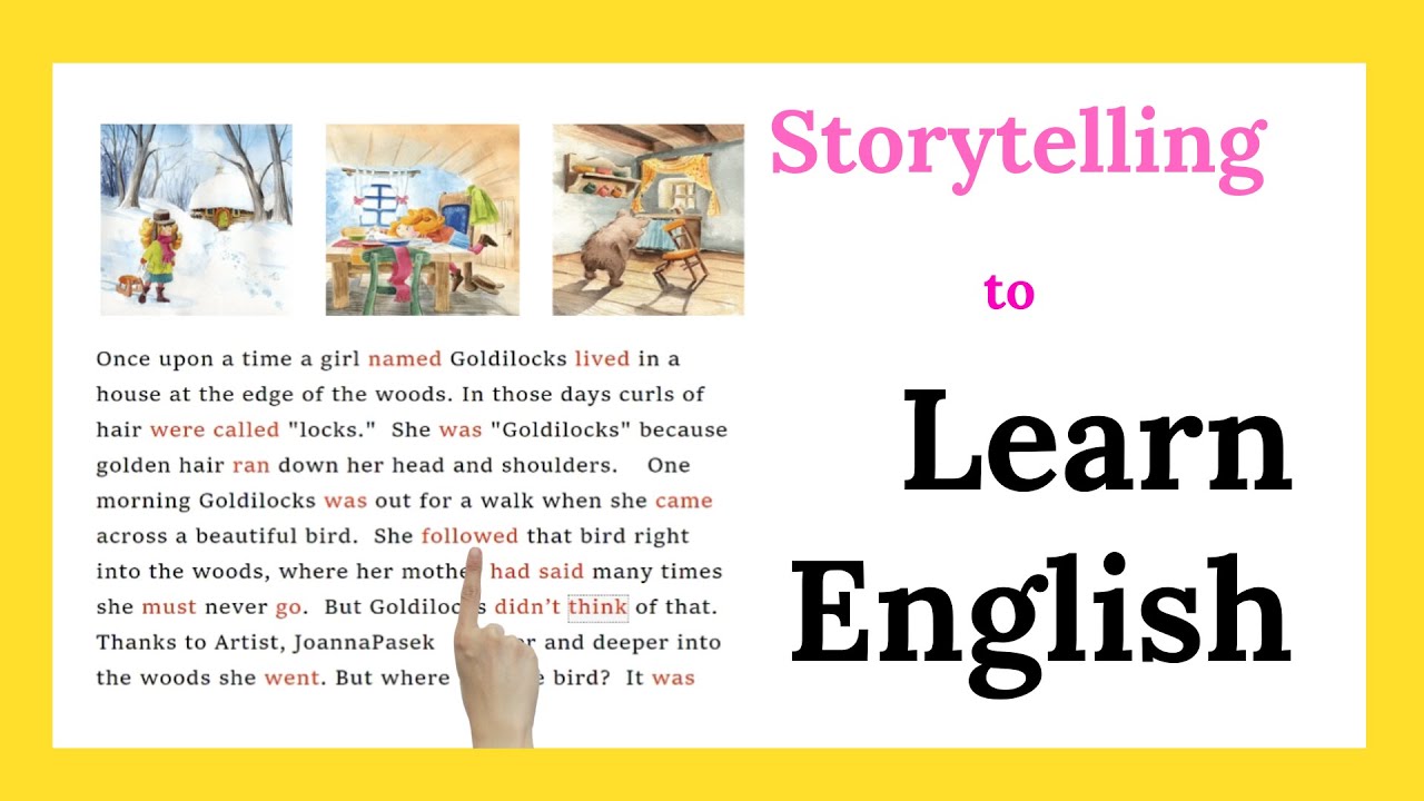 Goldilocks and the Three Bears- Storytelling to learn English | level 2 ...