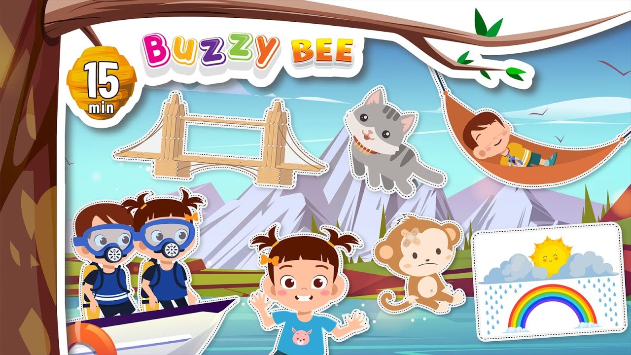 THE ANTS GO MARCHING + MORE | BUZZY BEE | NURSERY RHYMES COMPILATION ...