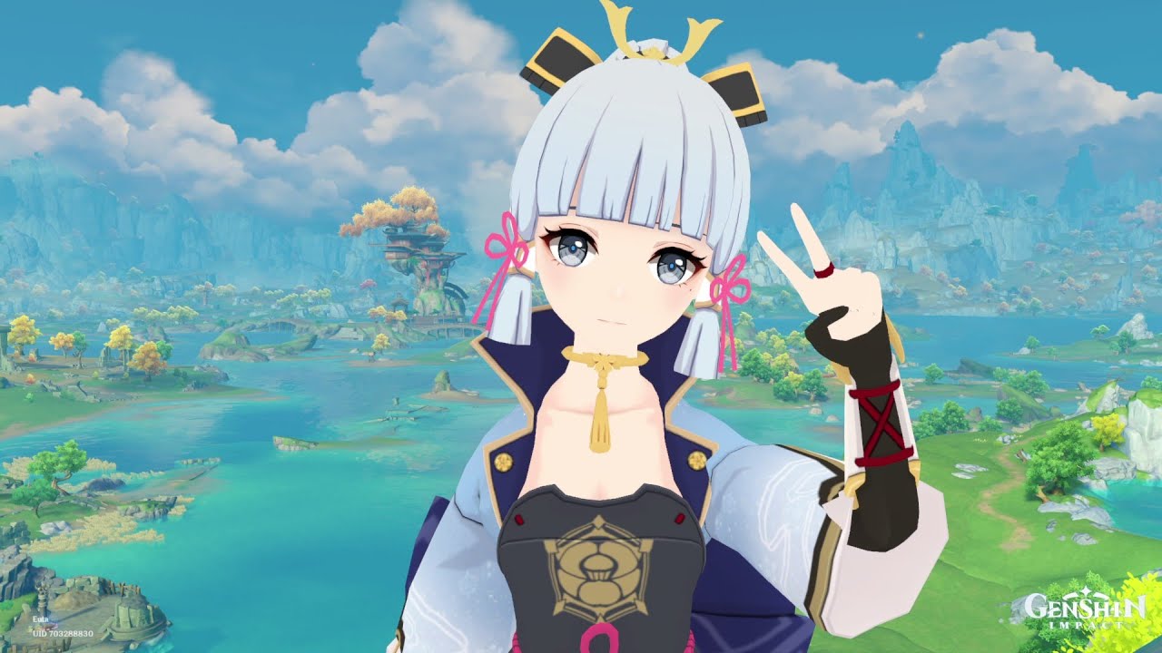 Ayaka Model Preview (For Vroidhub) - YouTube