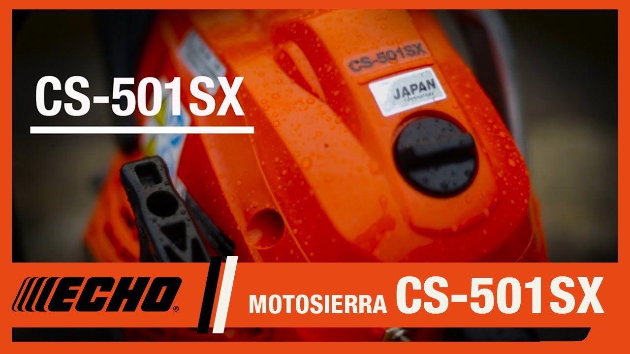 Motosierra ECHO CS 501 SX - YouTube