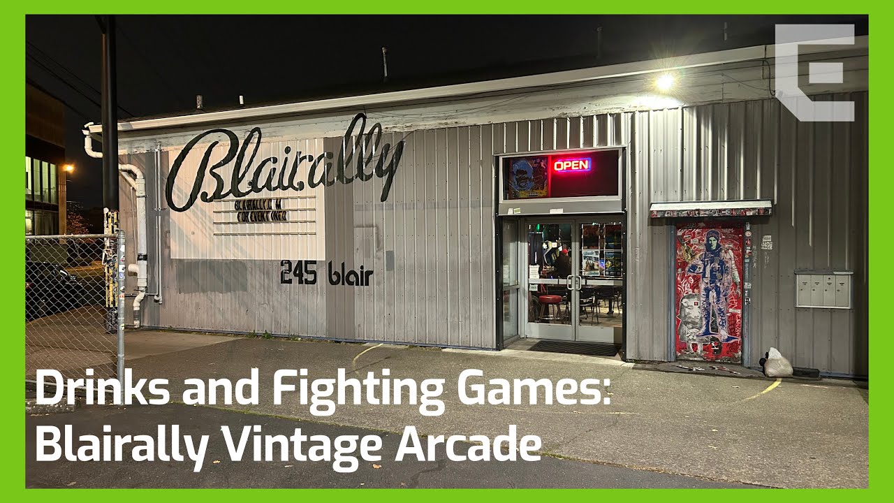 Drinks and Fighting Games: Blairally Vintage Arcade - YouTube