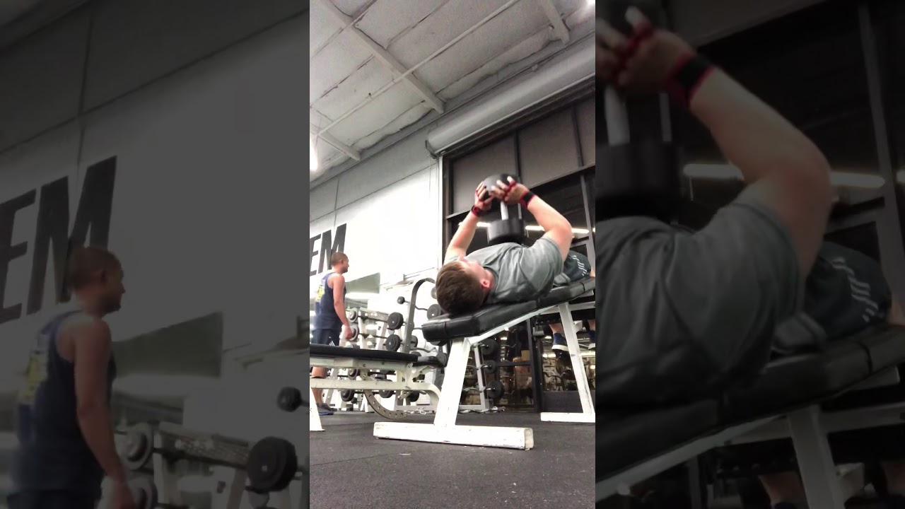 Overhead extensions, great for lats - YouTube