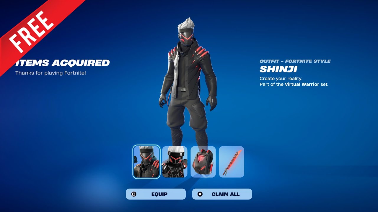 How to Get a FREE Exclusive Fortnite Skin Pack! (Virtual Warrior Pack ...