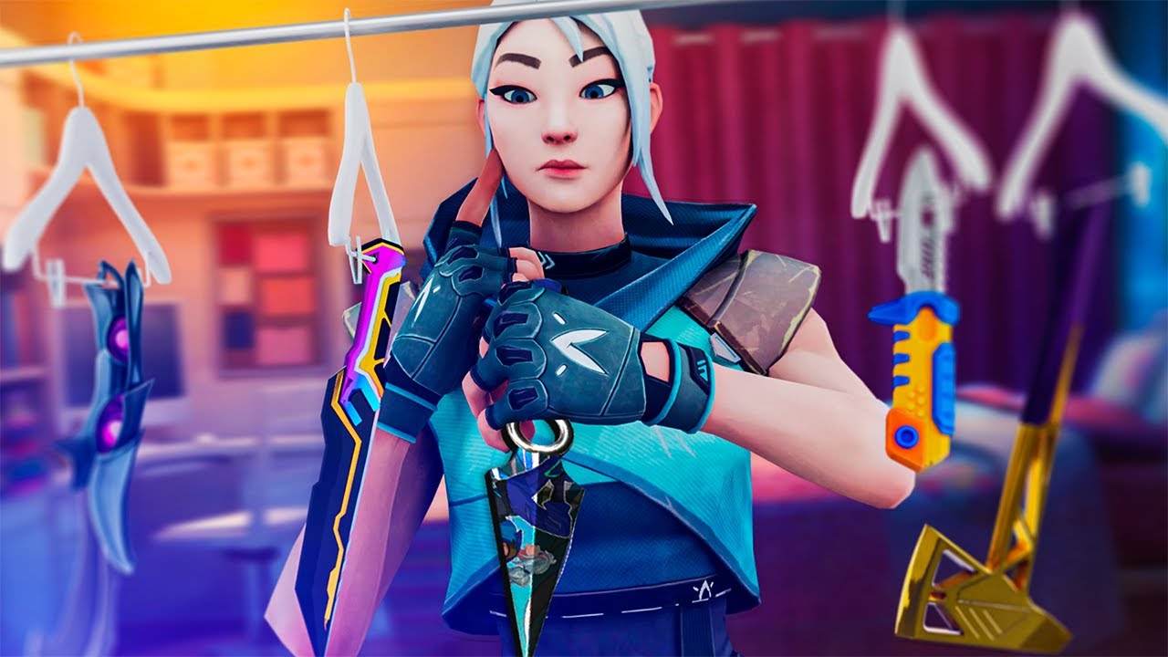 AS MELHORES Skins de FACA para quem é MAIN JETT (Não seja INIMIGO DA ...