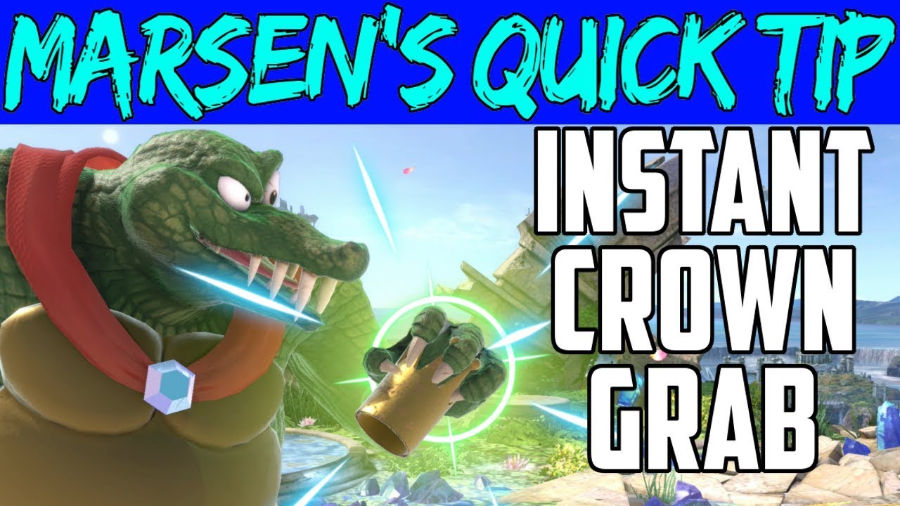 King K Rool Instant Crown Grab & Mixups - Marsen's Quick Tip - Super ...