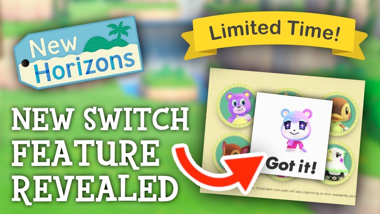 How to Get Animal Crossing Switch Icons/Profile Pictures! - YouTube