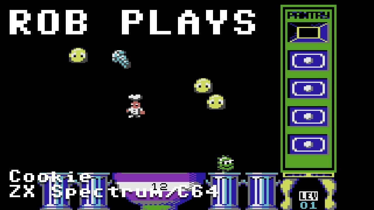 Cookie on ZX Spectrum & Commodore 64 - Rob Plays - YouTube