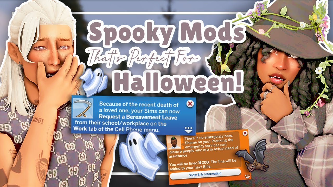 Spooky Scary Mods For This HALLOWEEN! 👻 | +Links | The Sims 4 Mods ...