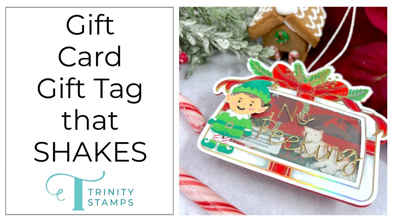 Gift Tag Gift Card Holder - WITH A SHAKER - YouTube